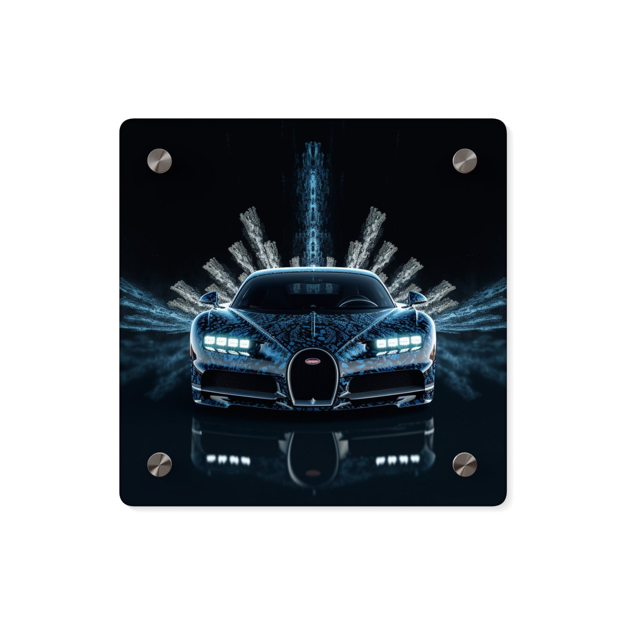 Acrylic Wall Art Panels Hyper Bugatti 2 – TechTrendy Art Co.